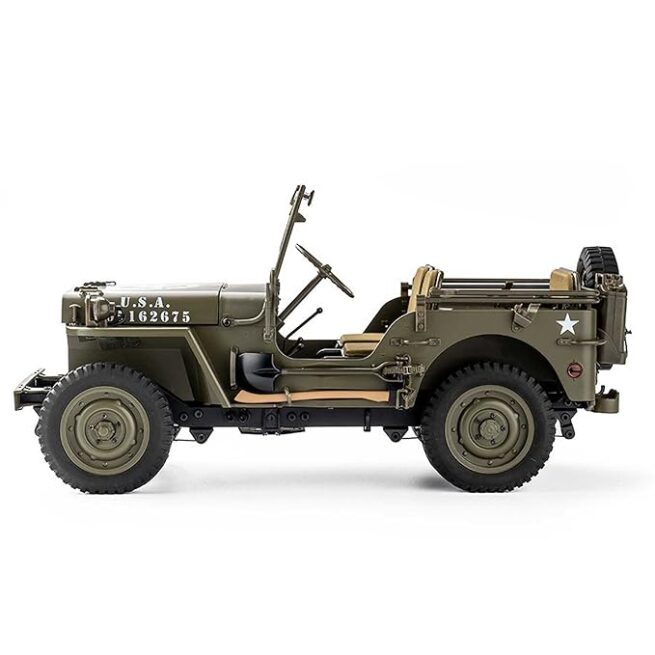 Rochobby RC Car 1/12 1941 MB Scaler 2-Speed Remote Control Military ...